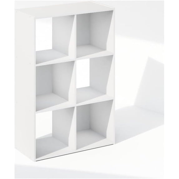 Book Shelf 6-Cube Bookshelf Cube Storage Organizer Bookcase 11.7 x 23.7 ...