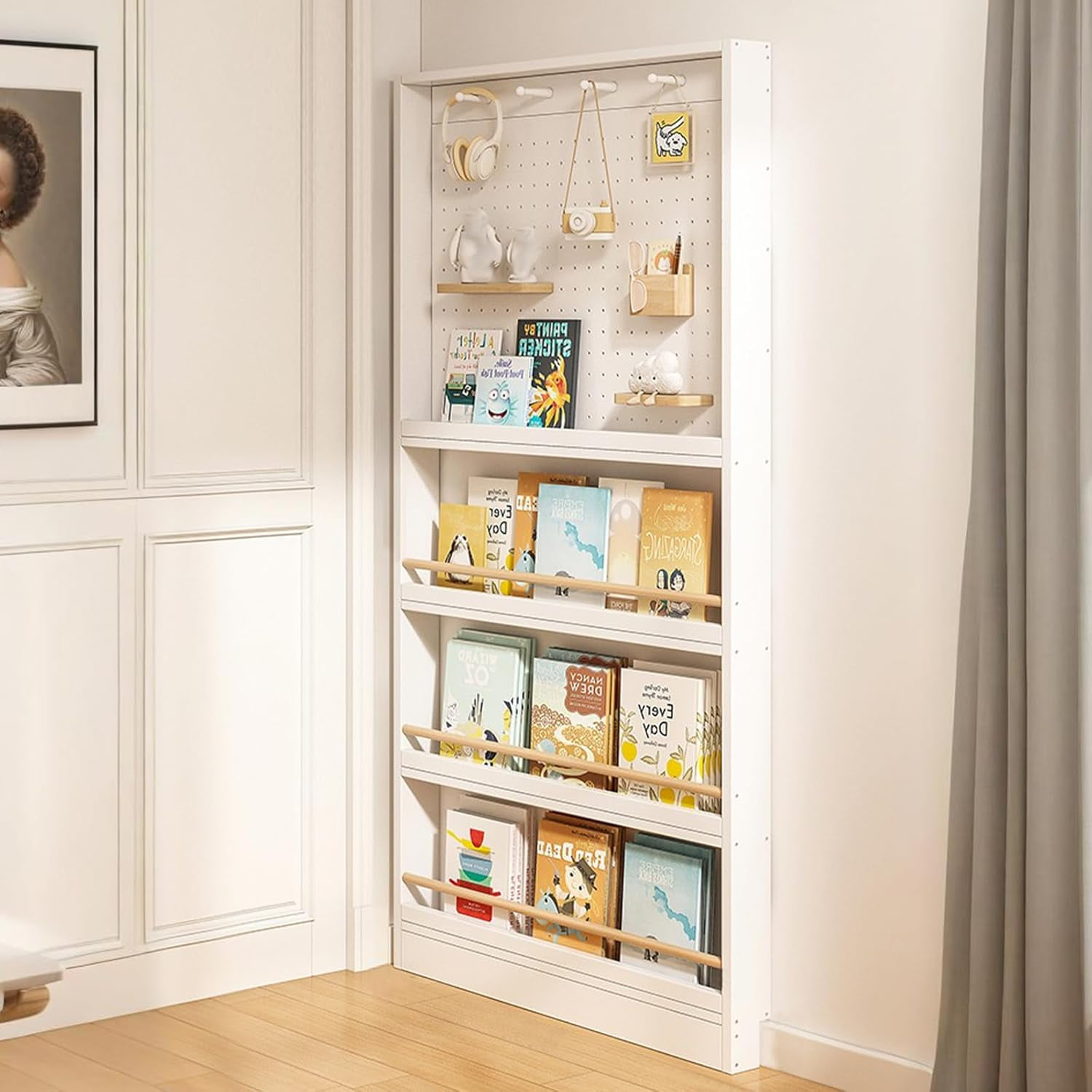 Book Shelf Behind The Door Bookshelf Kids Bookshelf Wall Mounted Wall ...
