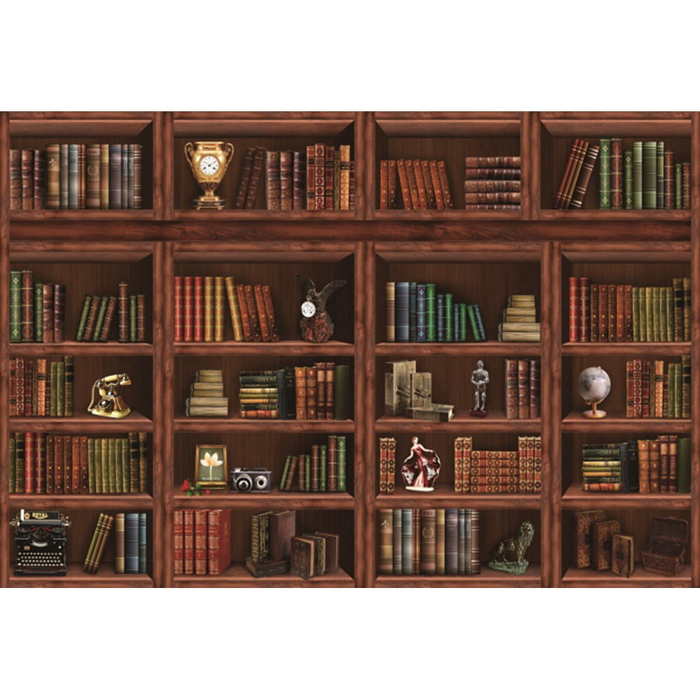 Book Shelf Bookcase Backdrop for Photography Back to School Study ...