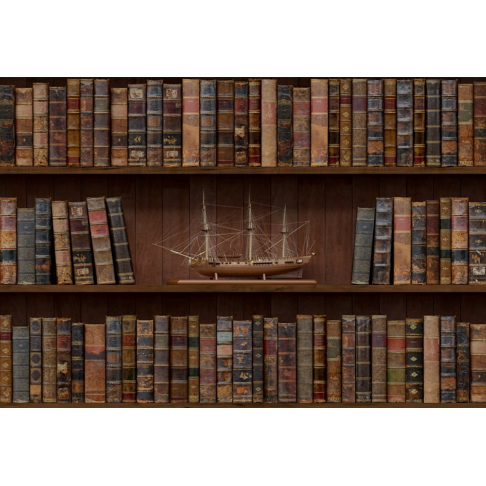 Book Shelf Bookcase Backdrop for Photography Back to School Study ...