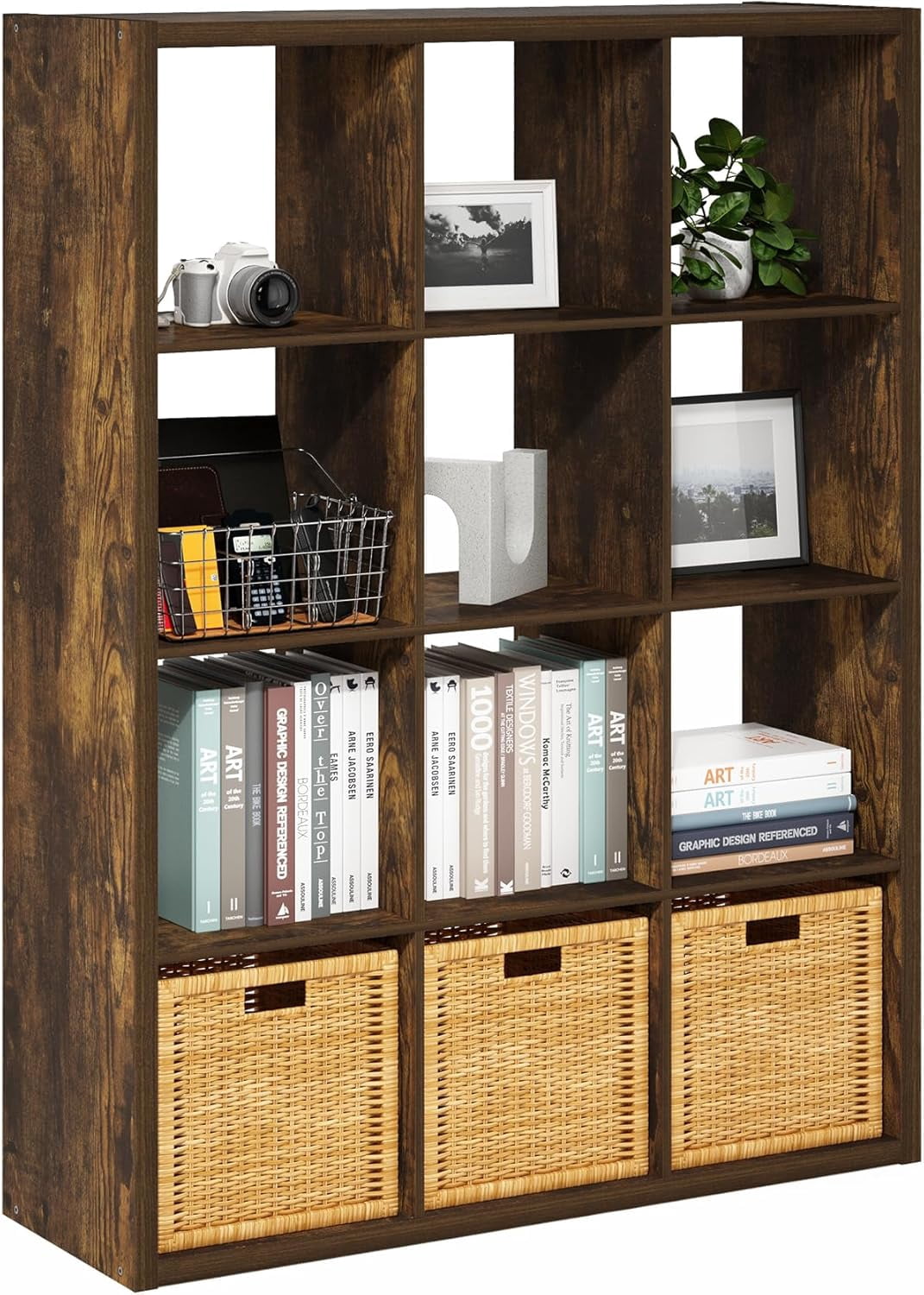 Book Shelf Bookshelf Extra Thick Horizontally & Vertically Reversible ...