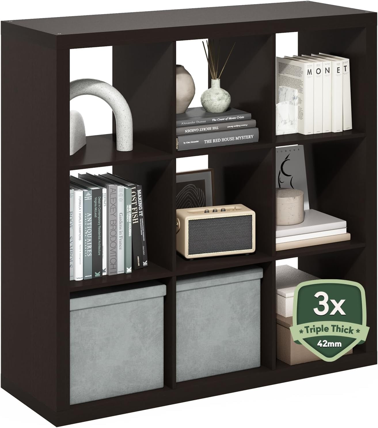 Book Shelf Bookshelf Extra Thick Horizontally & Vertically Reversible ...