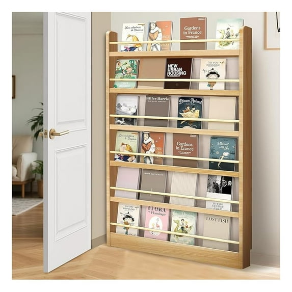 Book Shelf, Kids Bookshelf, Wall Bookshelf - 2/3/4/5/6 Tier Bookcase ...