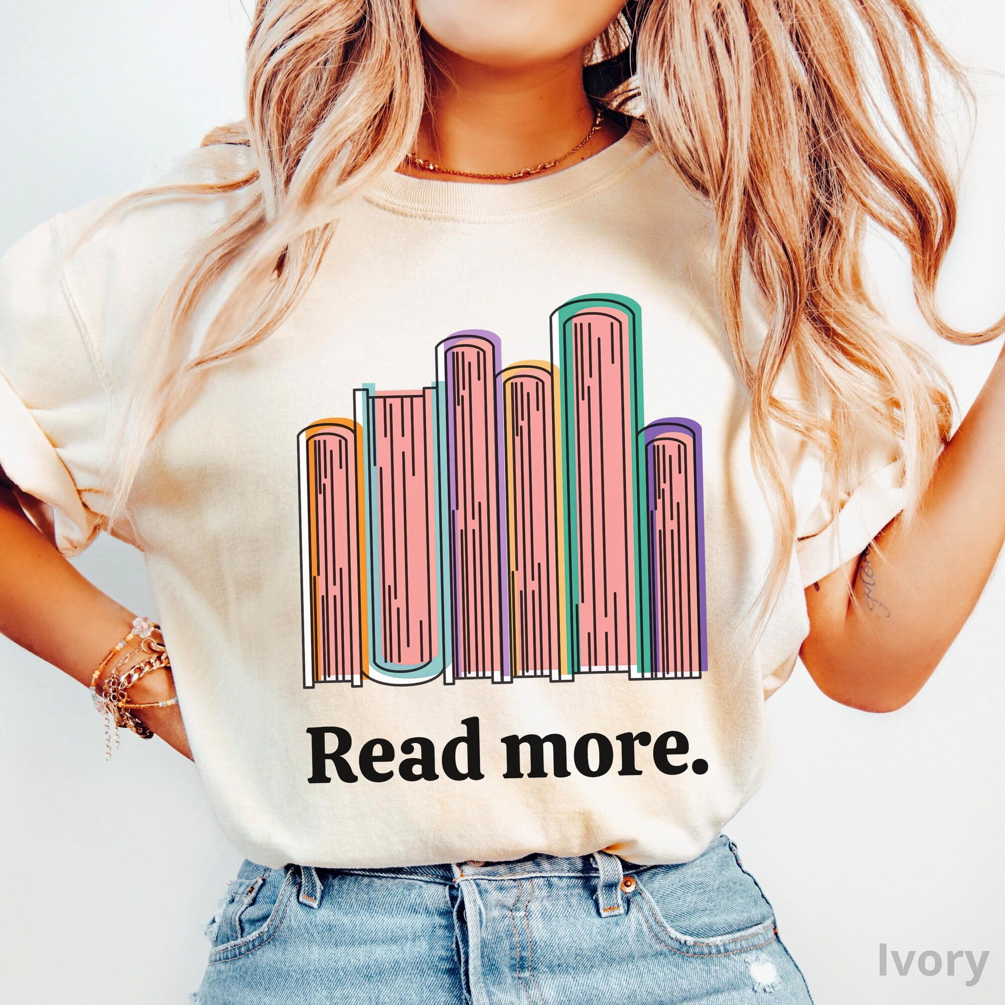 Book Shirt 100 Cotton Read More TShirt Bookish Shirt Bookworm Shirt ...