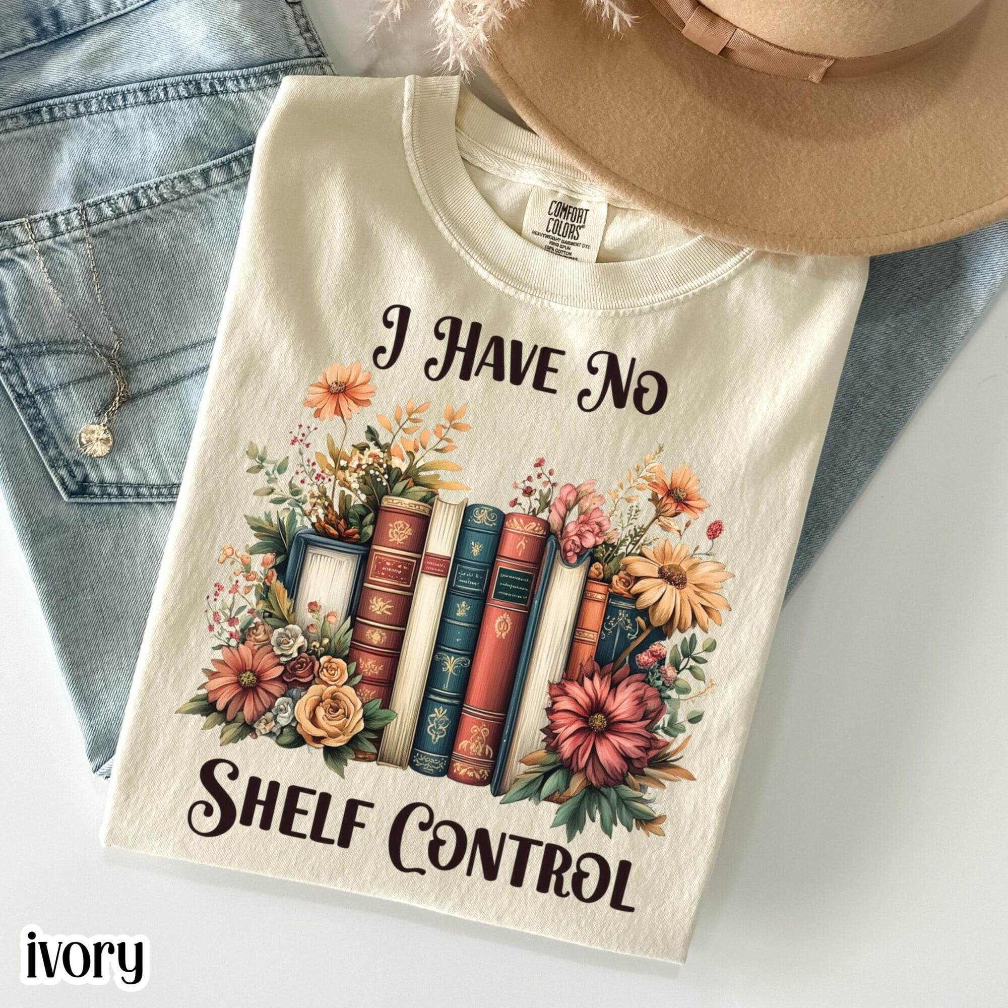 Book Shirt I Have No Shelf Control TShirt Bookworm Librarian Tshirt ...