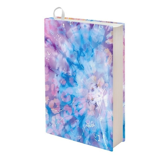 Xuewen Tie Dye Book Cover for Soft Cover Books Polyester Cloth Book ...