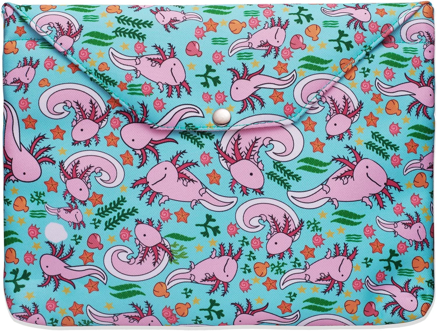 Book Sleeve for Book Lovers, Axolotl Gifts Book Protector, Book ...