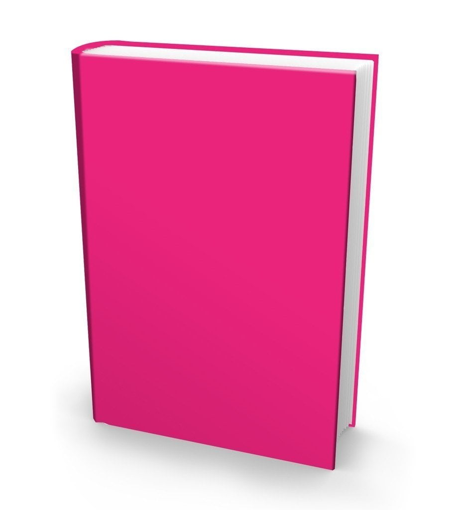 Book Sox Stretchable Book Cover: Jumbo Solid Pink. Fits Most Hardcover ...