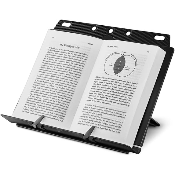 Book Stand, Collapsible Stand, Booklift, Foldable Lightweight Book Rest ...