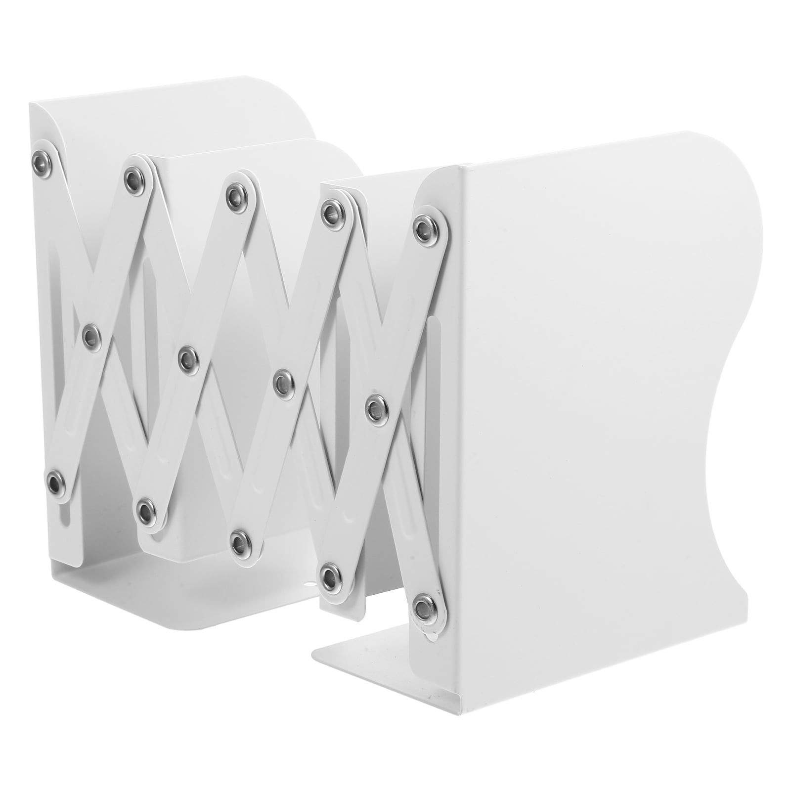 Book Stand Shelf Bookshelves Simple Bookcase Bookends Student White ...