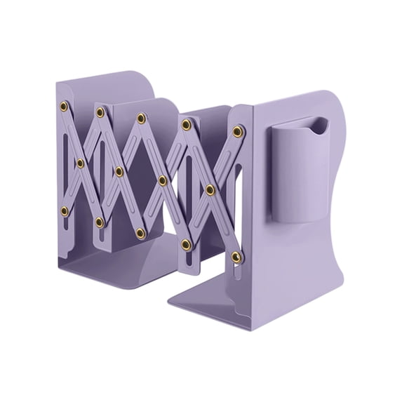 Book Stand for Desk With Integrated Brush Container and Bookshelf Metal ...
