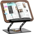 Book Stand for Reading,Adjustable Book Holder with 360° Rotating Base ...