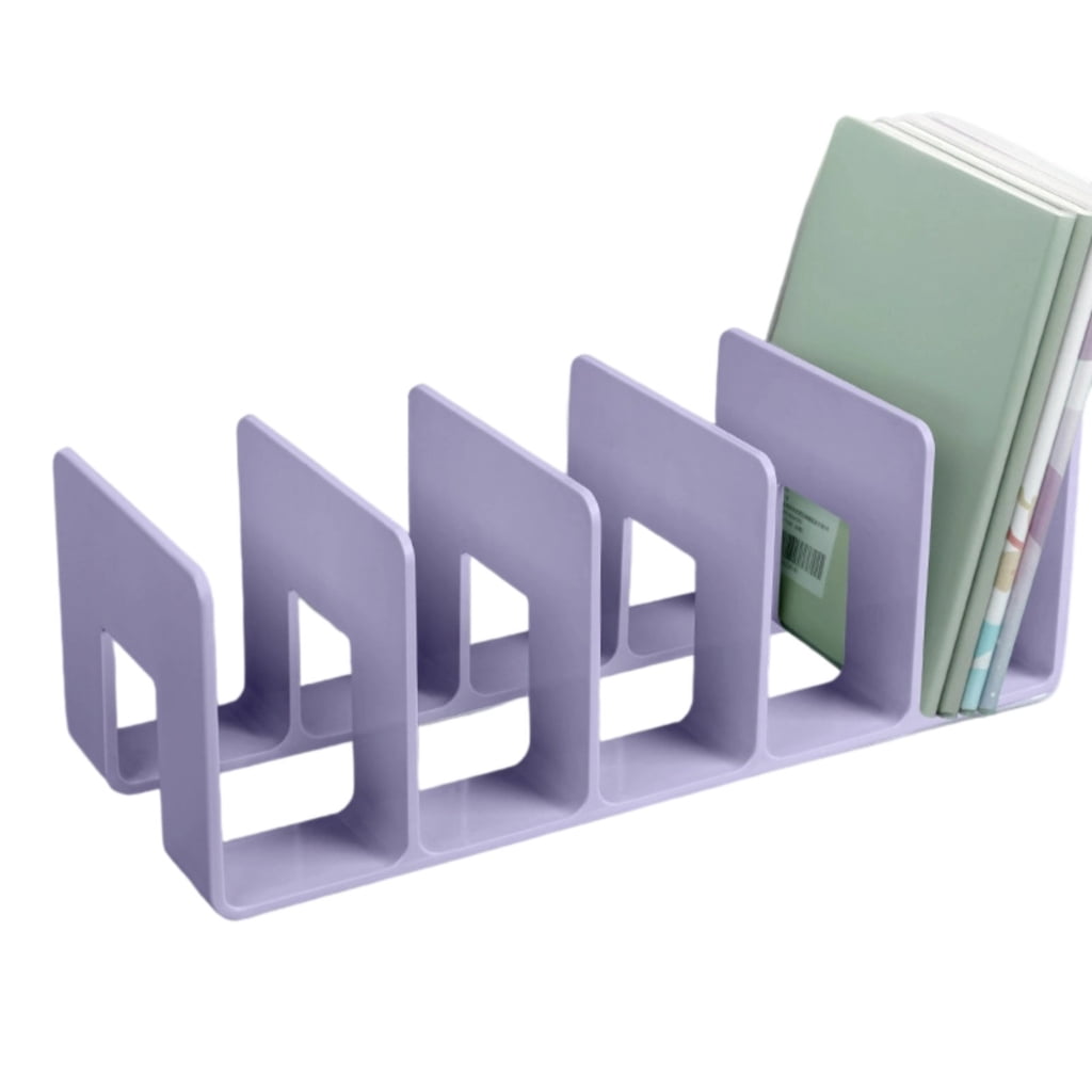 Book Stands Acrylic Book End File Sorter Book Storage Stand School ...