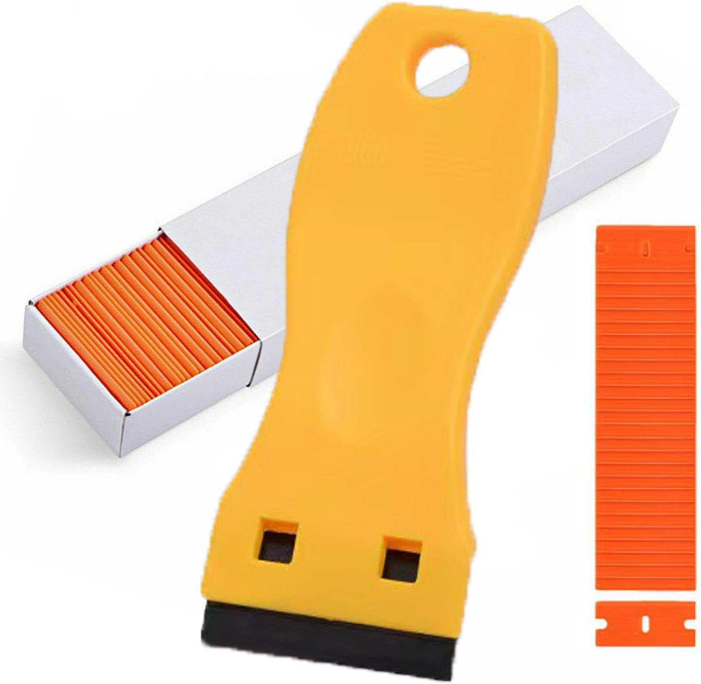 Book Sticker Remover Tool, Plastic Razor Blade Scraper Non Scratch ...
