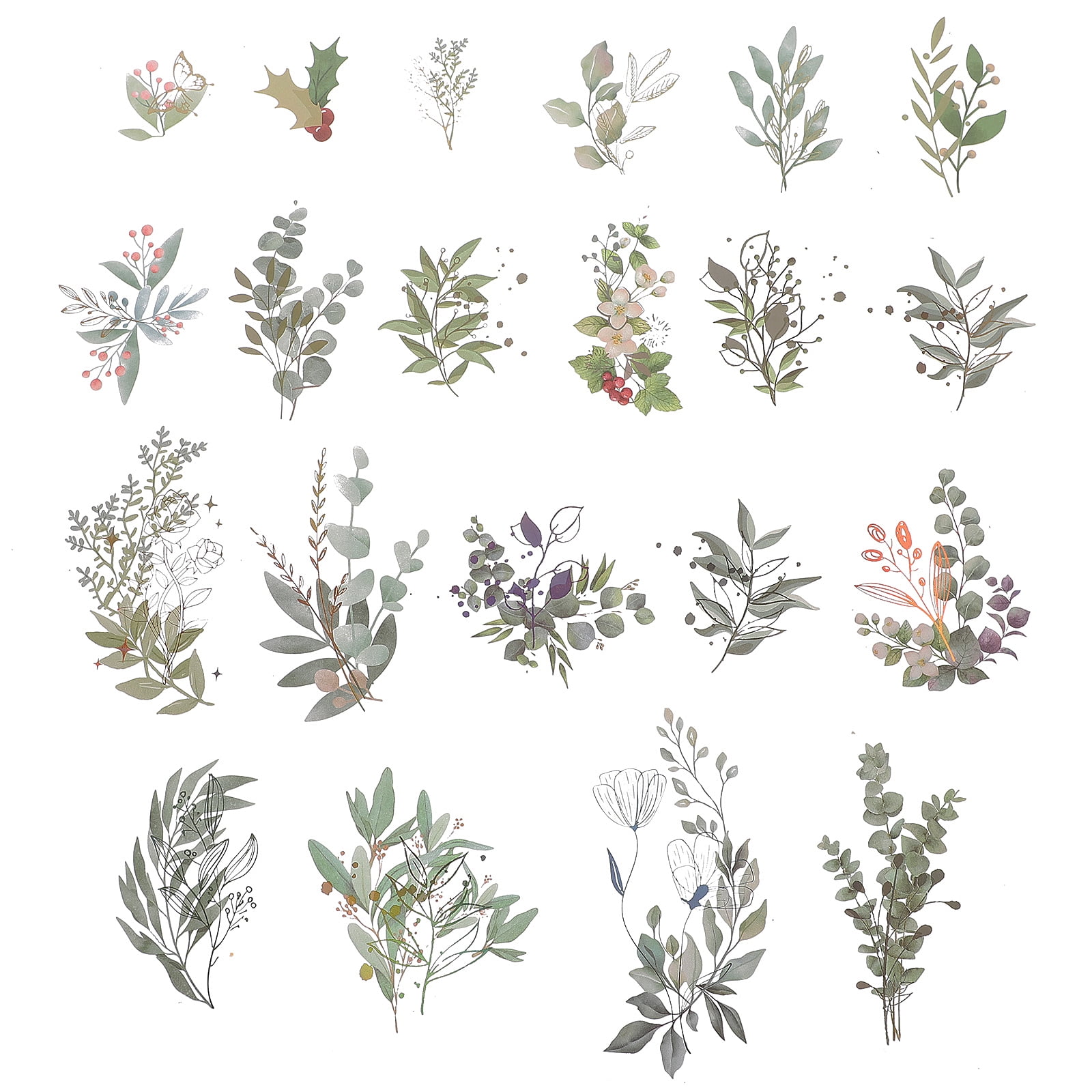 Book Stickers for Adults Pet Pack Spring Flower Computer Laptop Decals ...