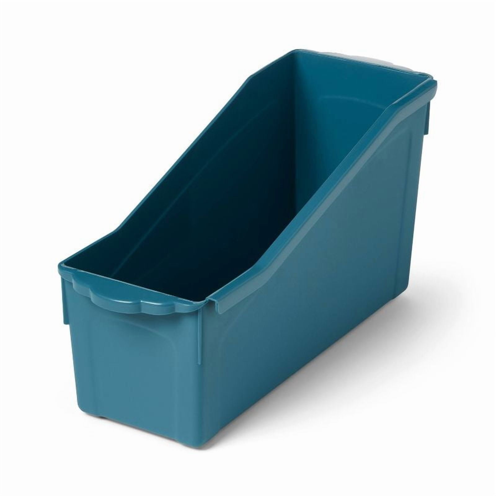Book Storage Bin Deep Sea Blue - Walmart.com