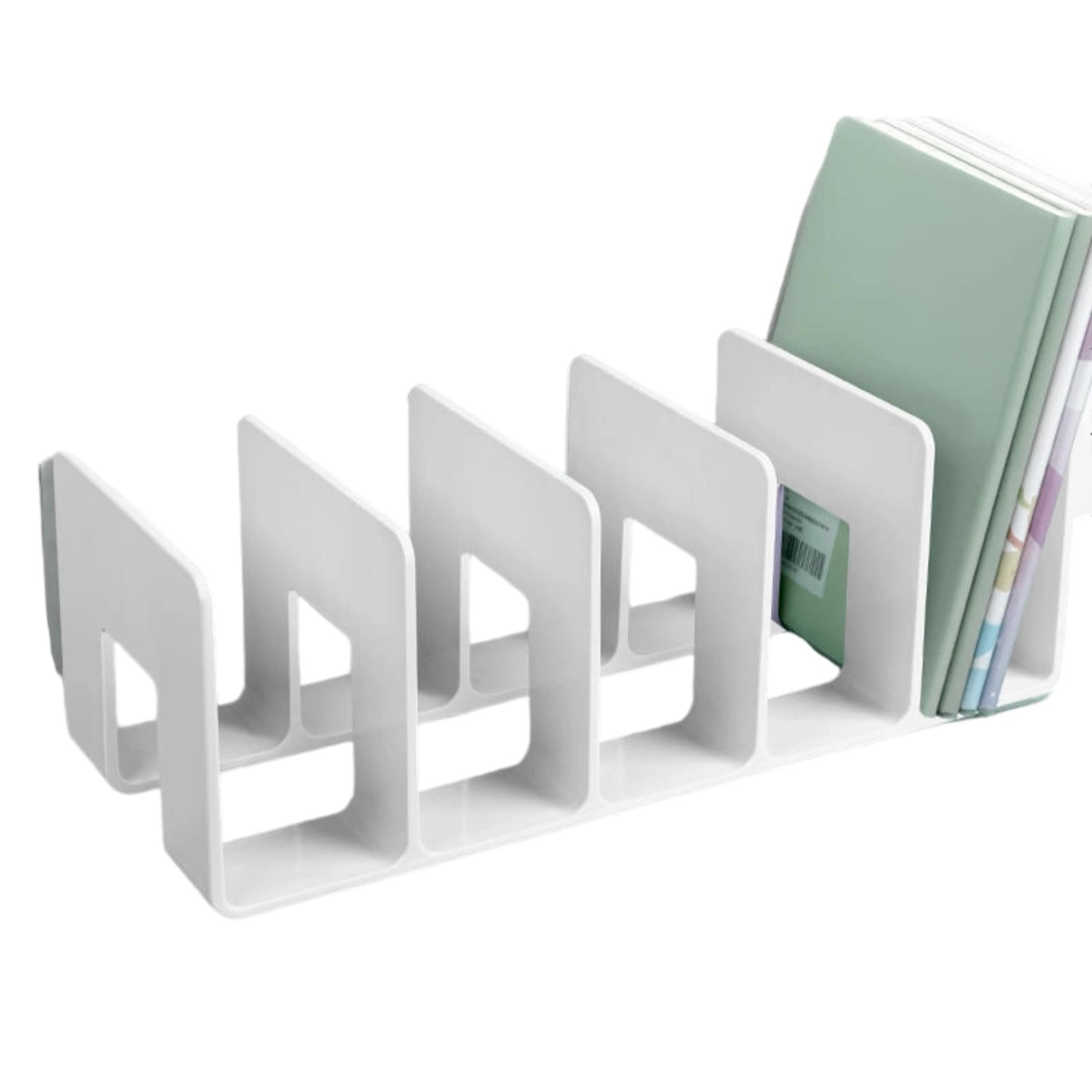 Book Storage Stand Acrylic Bookends Reading Shelf Bookends Support File ...
