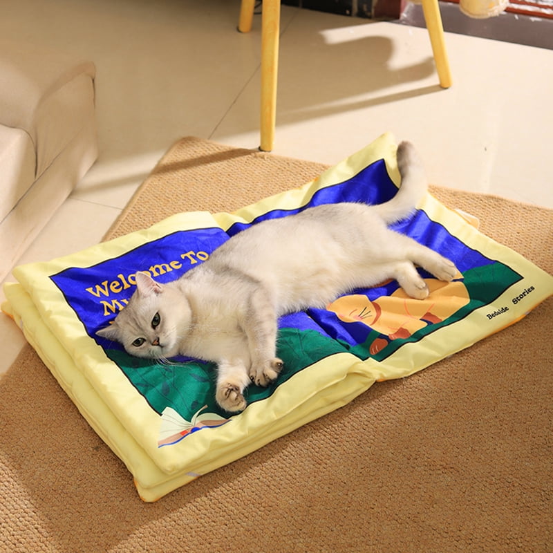 Book Style Cat Mat Nice And Fun Pet Mats Dogs And Cats Like The Rest ...