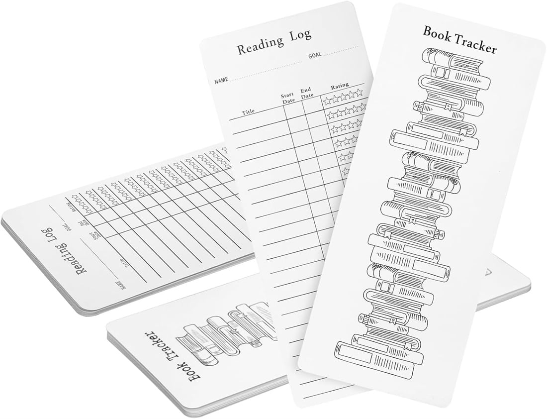 Book Tracker Bookmark,2024 Reading List Bookmark,Reading Log Bookmarks ...