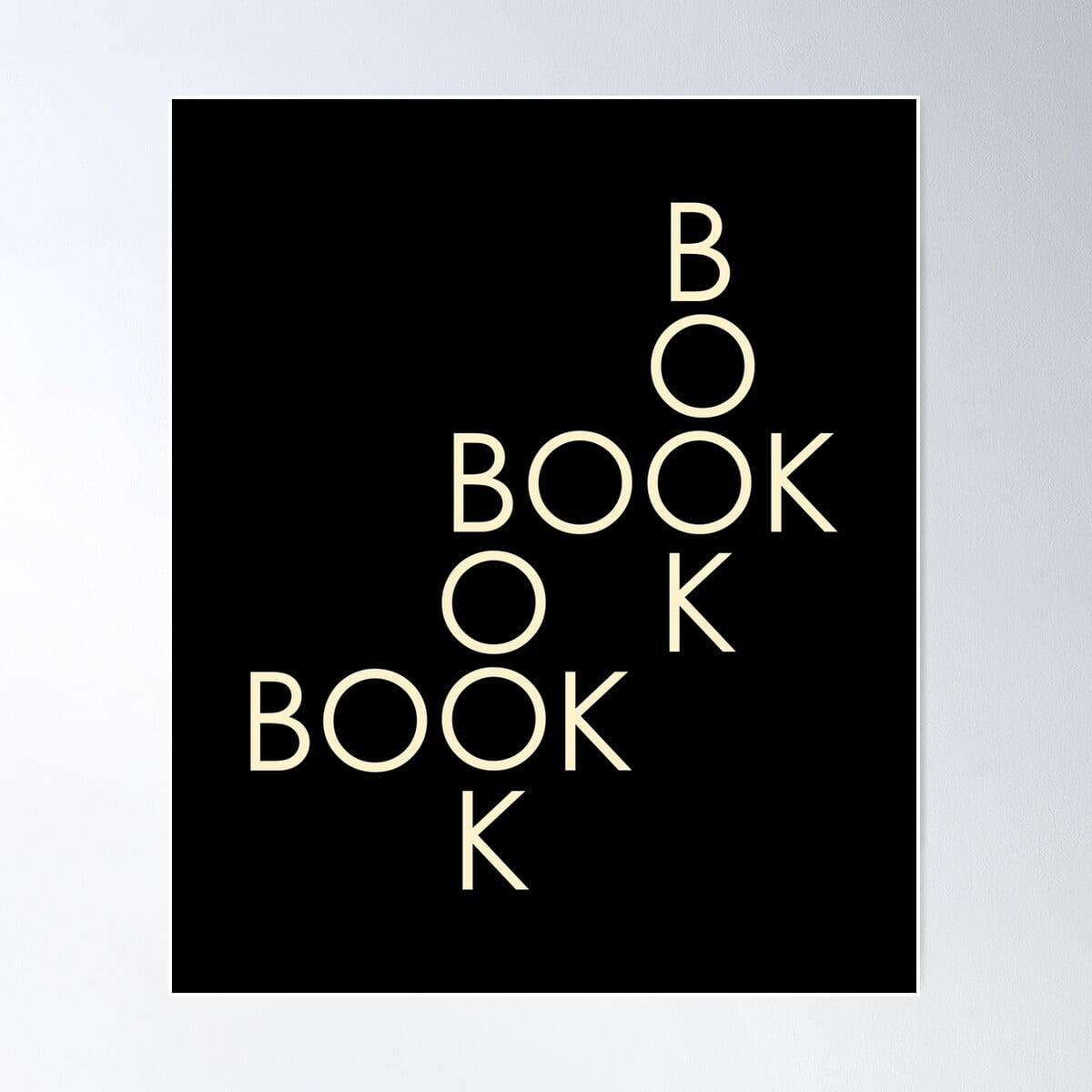Book Words Quote Poster Wall Art, Modern Wall Decor For Living Room ...
