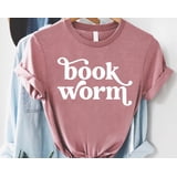 Book Worm Shirt Reading Shirt Teacher Shirt Teacher Gifts Book Lover ...