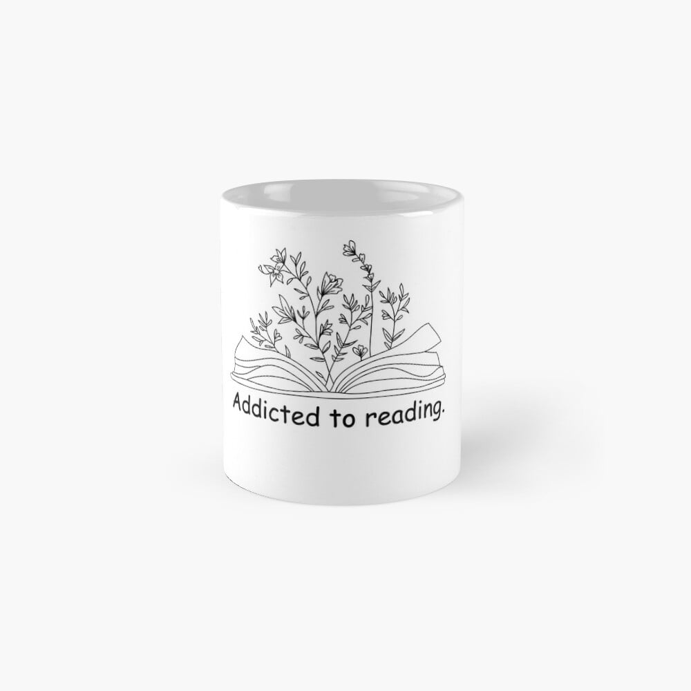 Book aesthetic - Addicted to reading. Classic Mug - Walmart.com