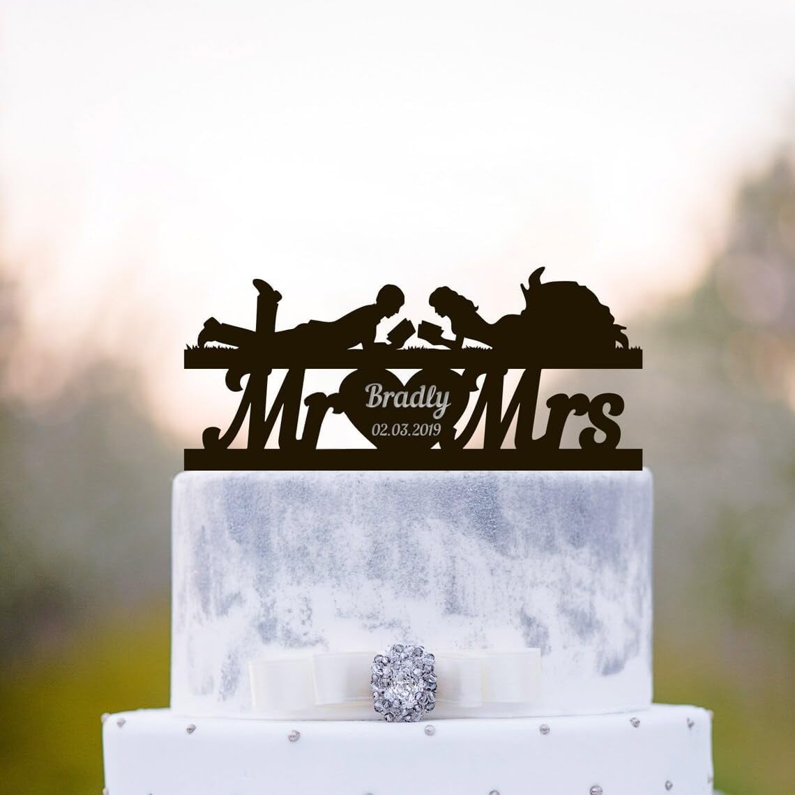 Book lover wedding cake topper,Book wedding cake topper,book cake ...