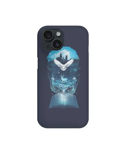 Book of Fantasy Reading Magic Spells Phone Case for iPhone 16 15 14 13 ...