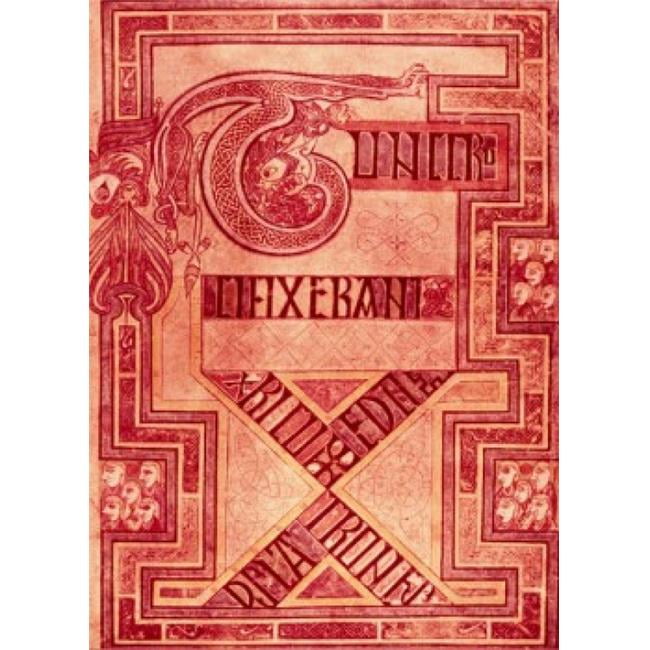 Book of Kells-T Letters 800 Ad Artist Illuminated Manuscript Trinity ...