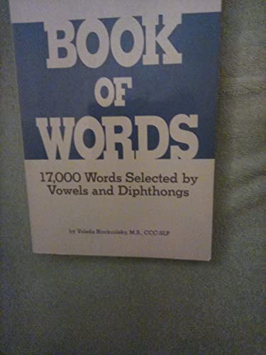 Pre-Owned Book of words: 17,000 words selected by vowels and diphthongs ...