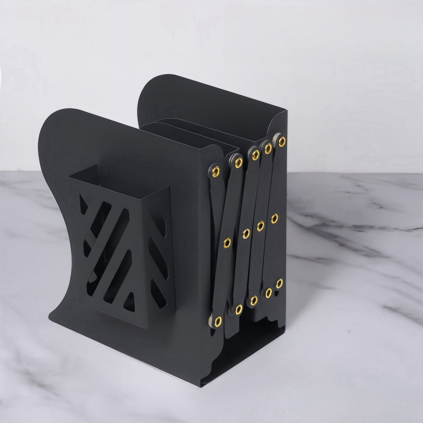 Book stand with pen holder, expandable bookshelf, simple student ...