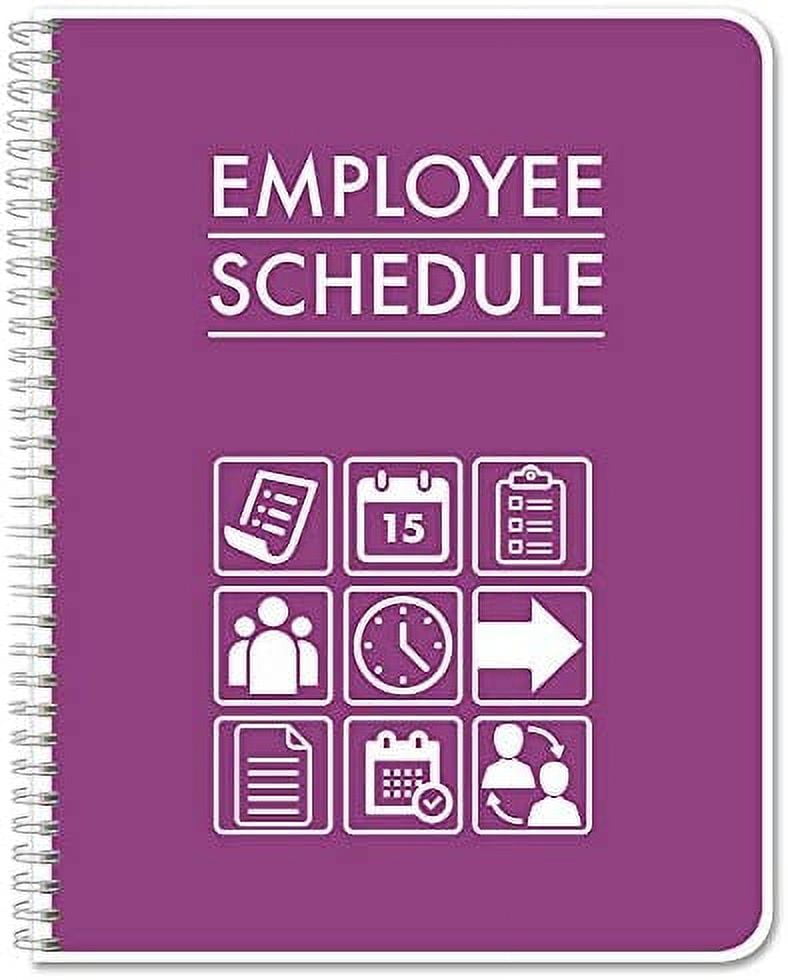 BookFactory Business Employee Schedule Logbook/Employee Schedule ...