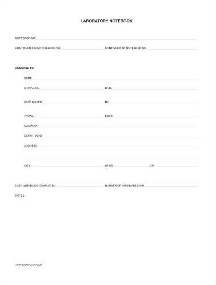 BookFactory Extra Large Lab Notebook - 240 Pages (.25'' Grid), 8 7/8 ...