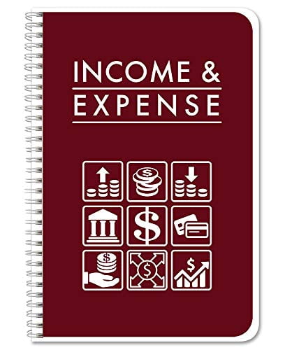 BookFactory Income and Expense Log Book/Tracker/Small Business Ledger ...