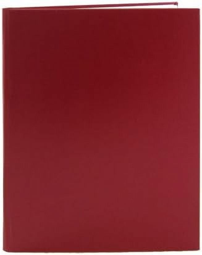 BookFactory Large Red Blank Book/Blank Notebook - 240 Pages, Blank ...