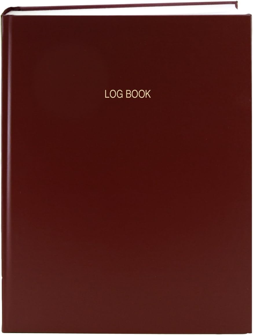 BookFactory Log Book/Multipurpose Log Book - 240 Pages, 8'' x 10 ...