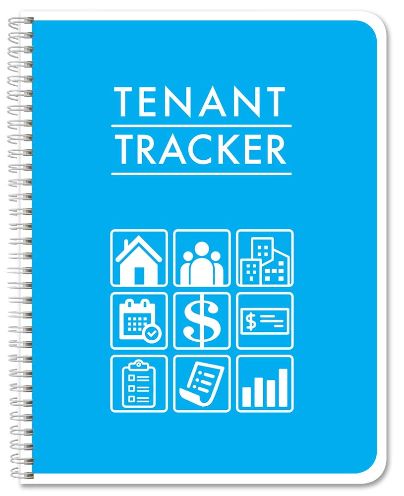 BookFactory Tenant Tracker Record Book/Rental Tracking Log Book - Wire ...