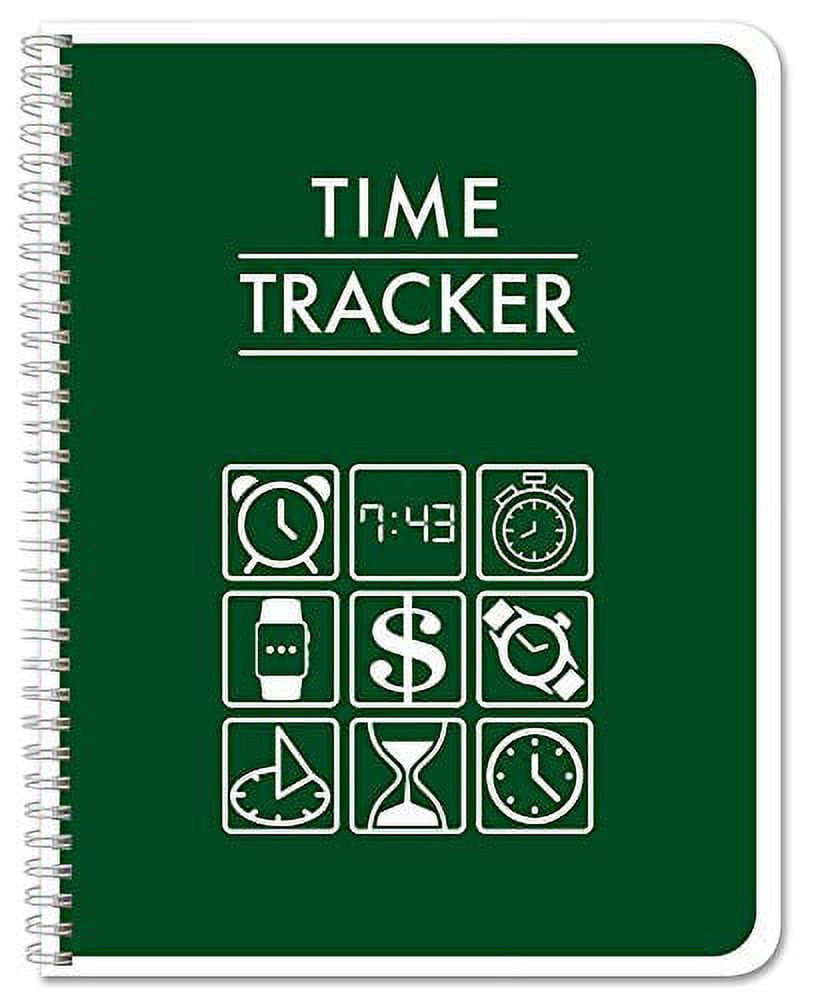 BookFactory Time Tracker Notebook/Work Hours Log Book/Business Time ...
