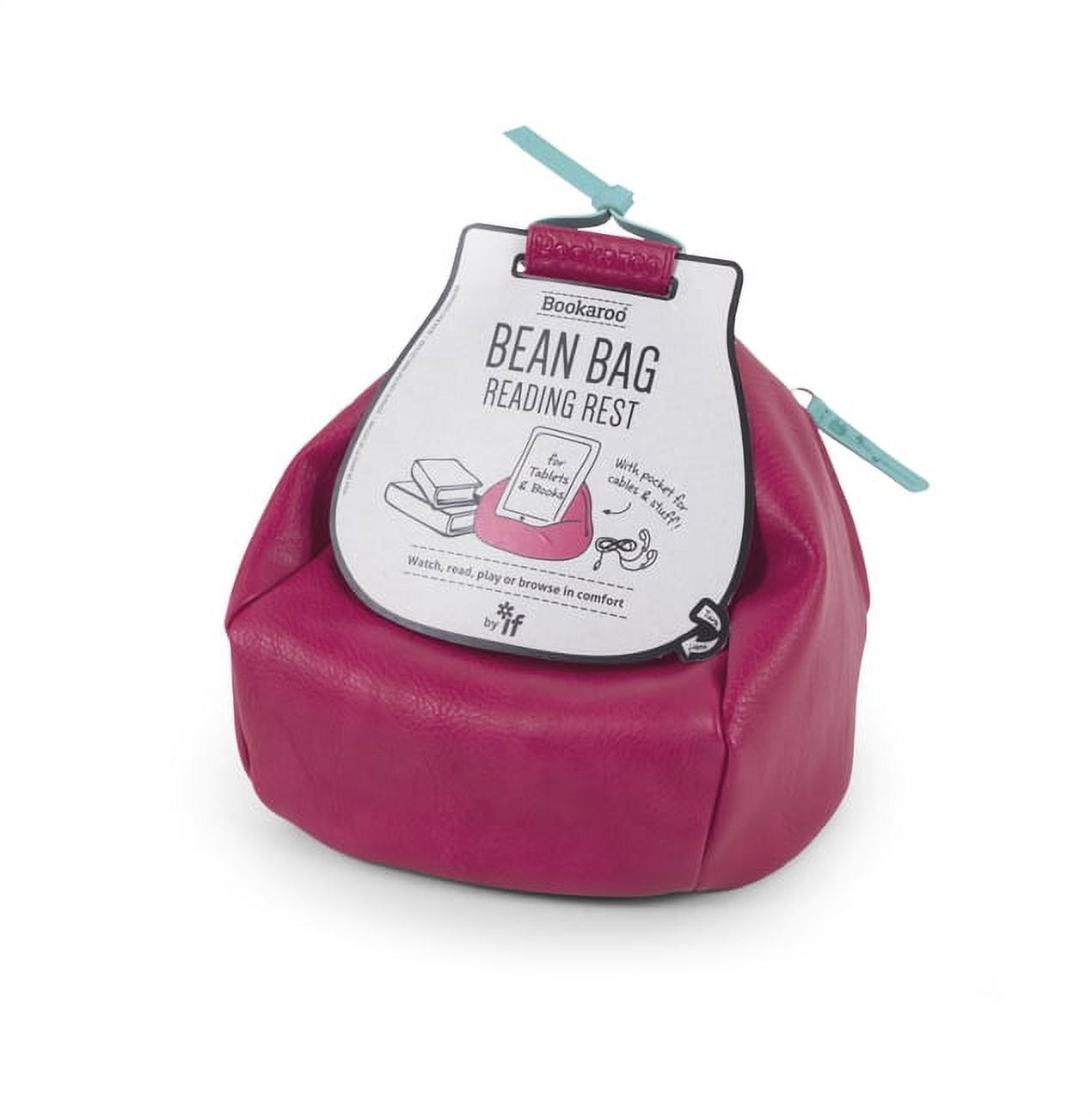 Bookaroo Bean Bag Reading Rest Pink and Mint (Other) - Walmart.com