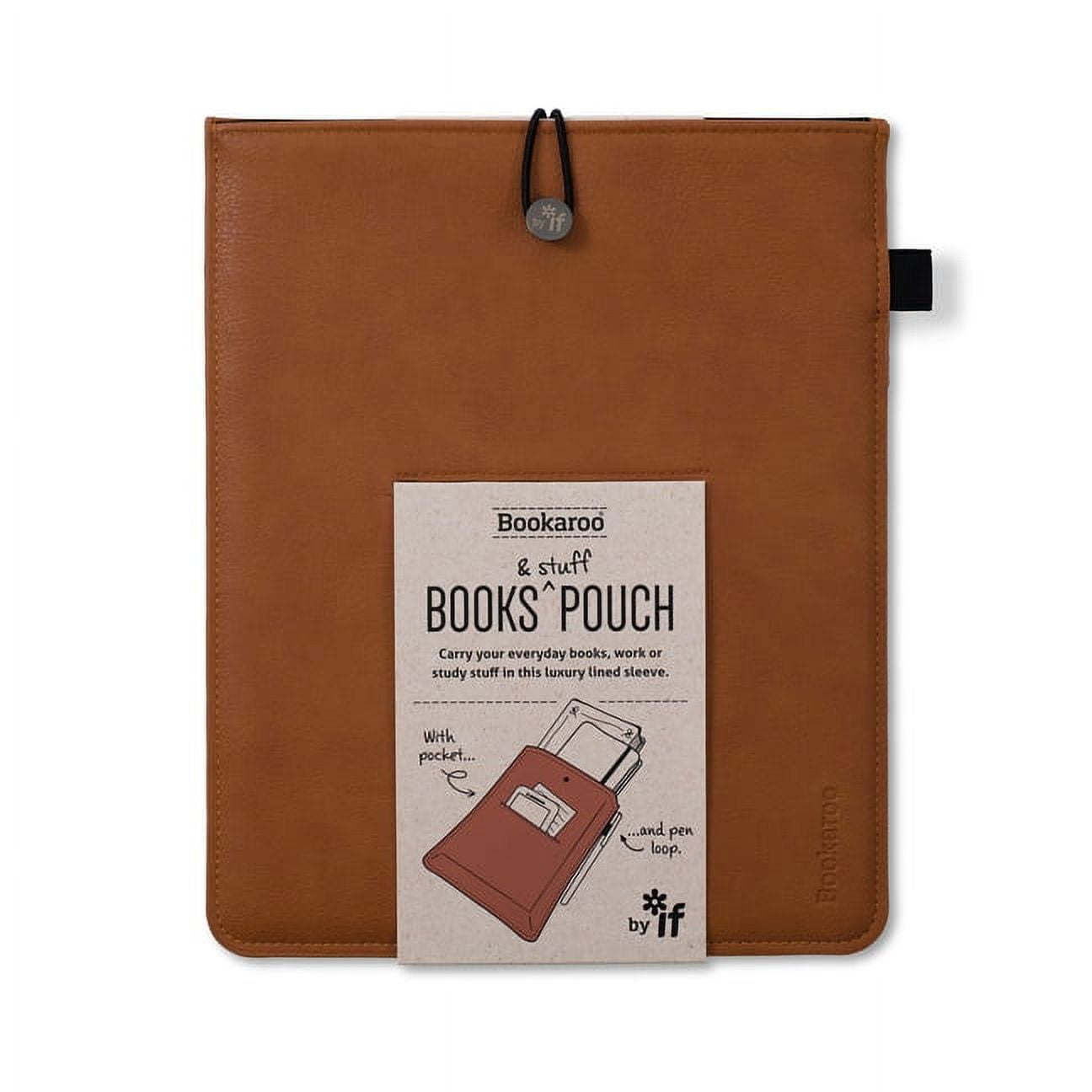 Bookaroo Book & Stuff Pouch Brown (Other) - Walmart.com
