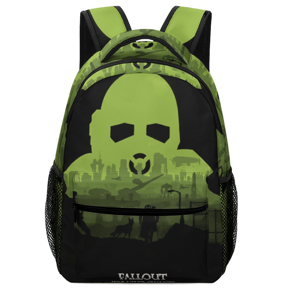 Bookbag Fallout Backpack with Safety Whistle, Comfortable Bookbag Great ...
