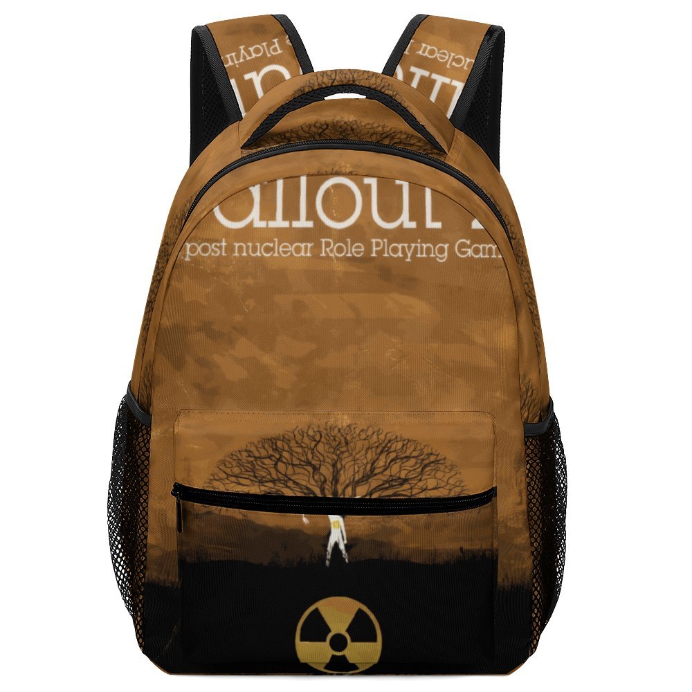 Bookbag Fallout Backpack with Safety Whistle, Comfortable Bookbag Great ...