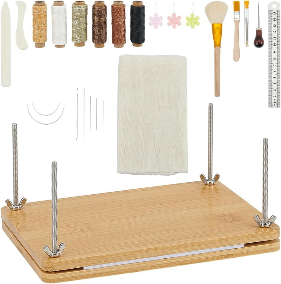 Bookbinding Kits Book Press Kit Book Binding Press Set Portable Handmade Book Binding Starter ...