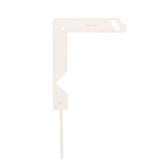 Bookbinding Ruler Stainless Steel Metal Bookbinding Cover Tool 5-in-1 ...