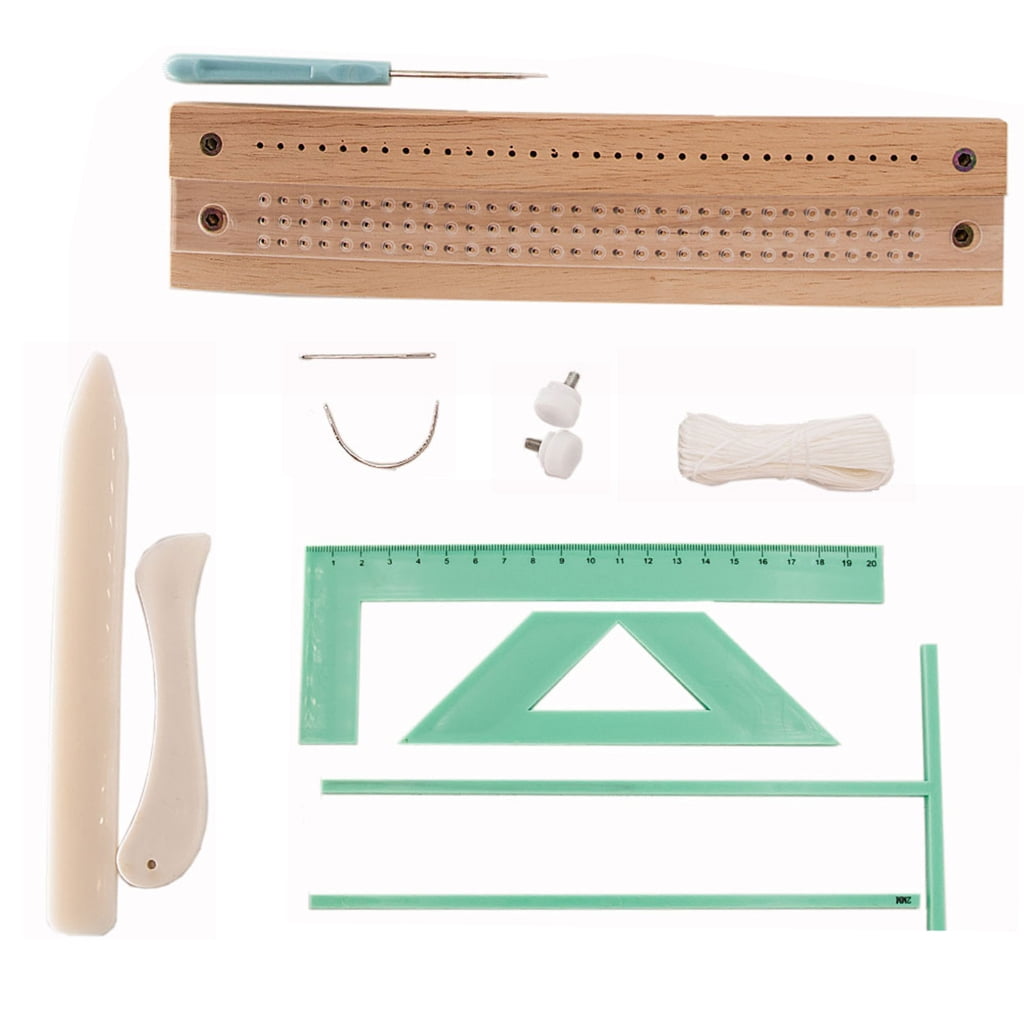 Bookbinding Ruler and Binding Accessories Set L-Shaped Ruler, T-Shaped ...