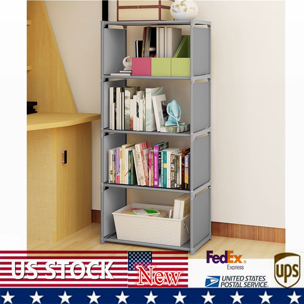 Bookcase Bookshelf Clothes Storage Shelves Shelving Cabinet Display ...