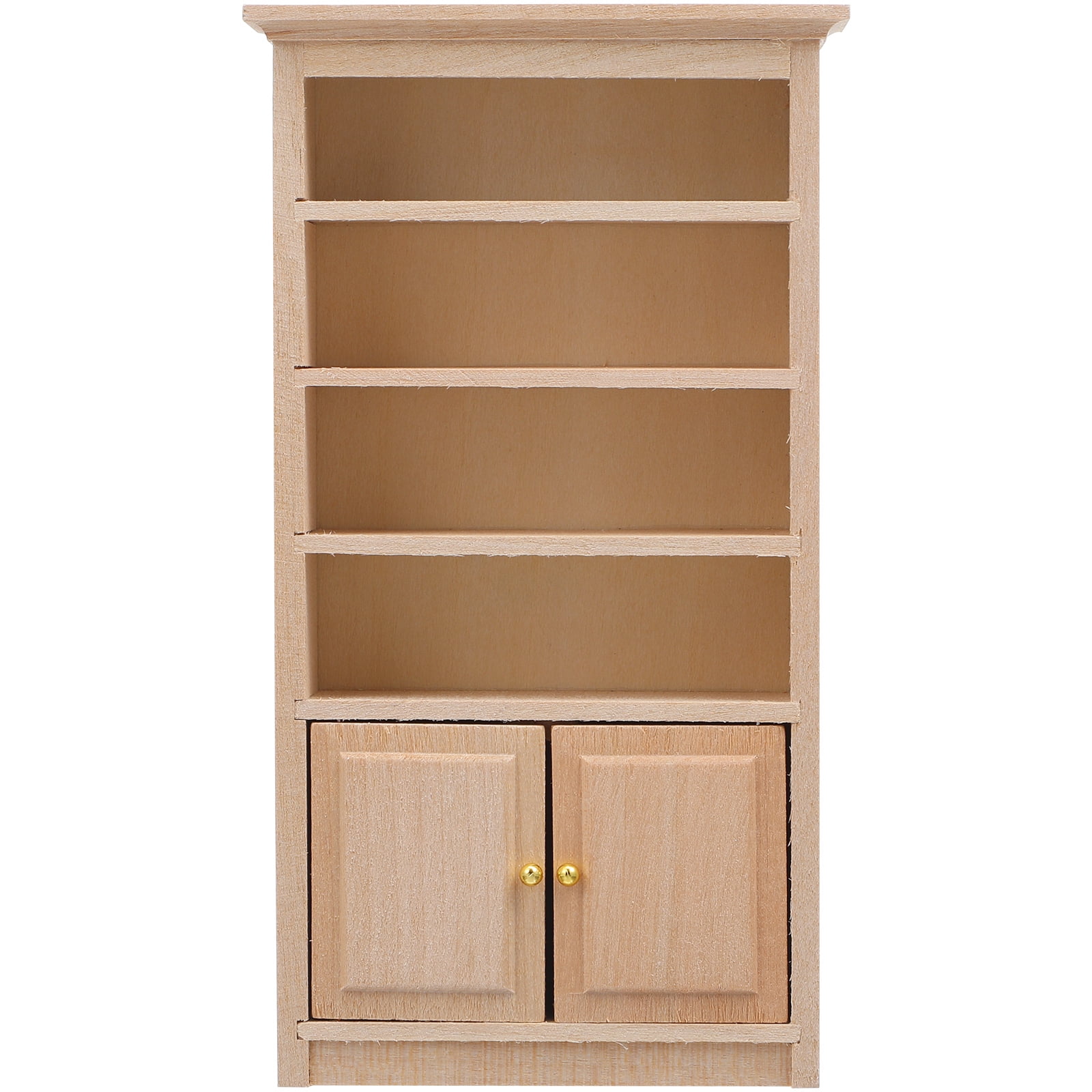 Bookcase Display Case Mini House Supply Mini Bookshelf Mini Green ...