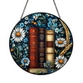 Bookcase Floral Scene Suncatcher – Window Hanging Decor - Walmart.com