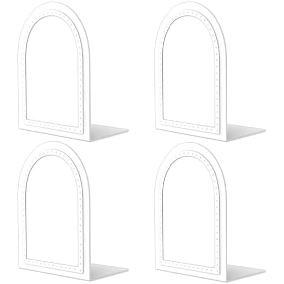 Bookends 2 Pair Bookend Metal Book Ends Universal Economy Bookends ...