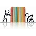 Bookends Decorative Metal Unique Office Desk Bookends Cute Book Ends ...